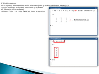 Bazat themelore te programit Matlab | PPSX