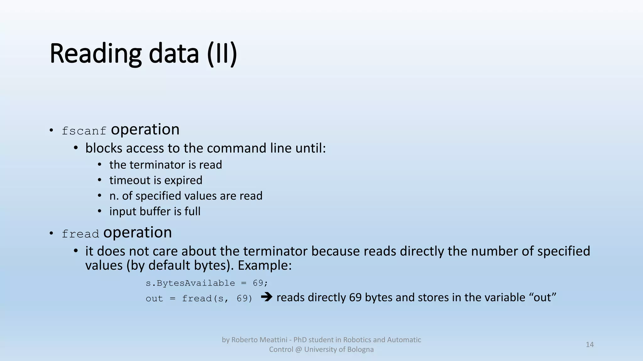 Matlab Serial Port | PDF