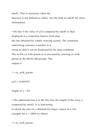 MATLAB sessions Laboratory 4MAT 275 Laboratory 4MATLAB .docx
