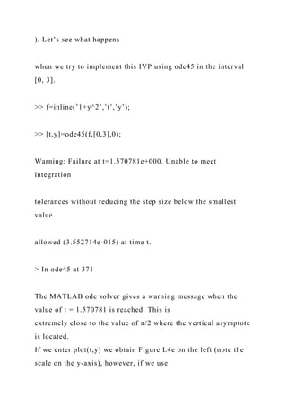 MATLAB sessions Laboratory 4MAT 275 Laboratory 4MATLAB .docx