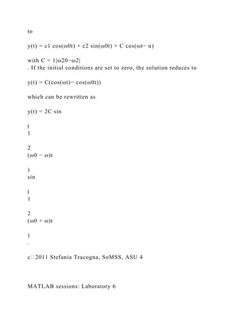 MATLAB sessions Laboratory 6MAT 275 Laboratory 6Forced .docx