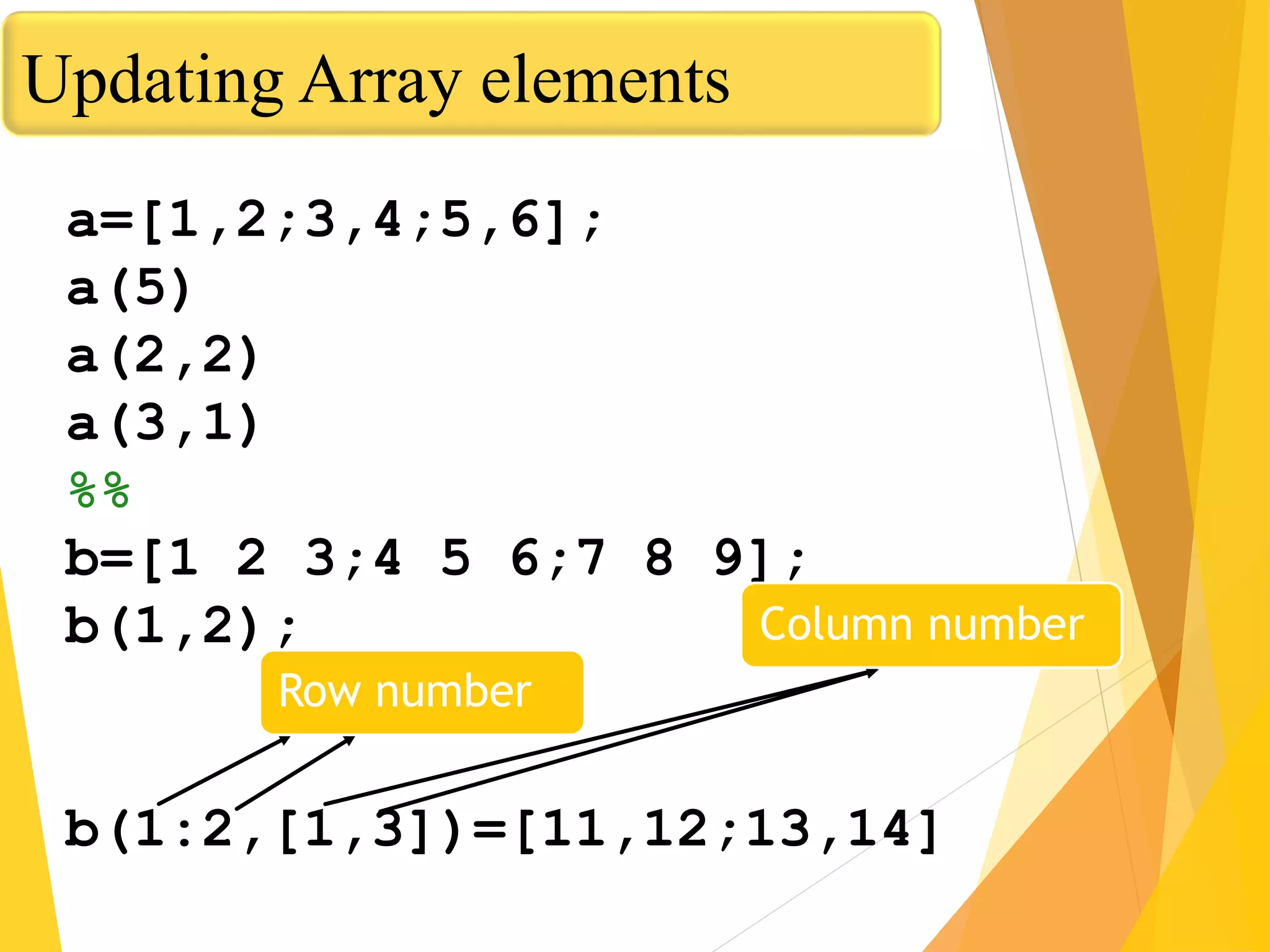 Introduction To Matlab Session With Notes Ppt