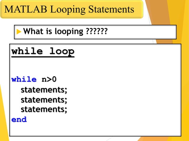 INTRODUCTION TO MATLAB session with notes | PPT