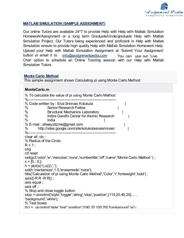Matlab Simulation Project