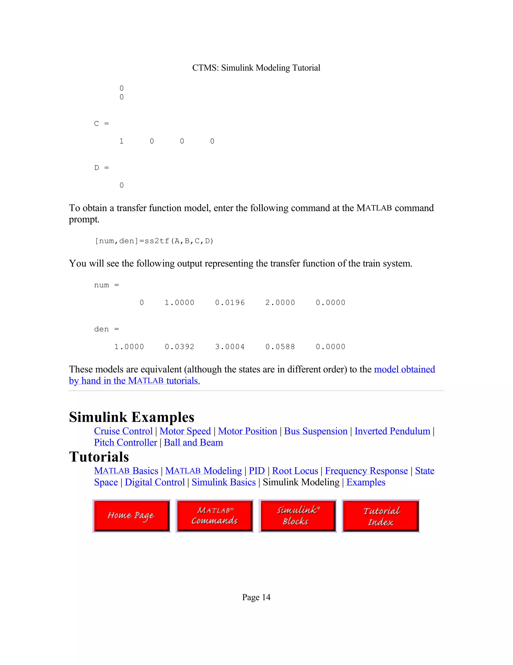 Matlab simulink simulink modeling tutorial - train system | PDF