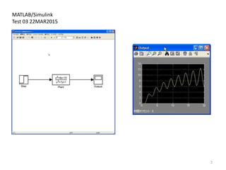 MATLAB/Simulink test03 | PPT