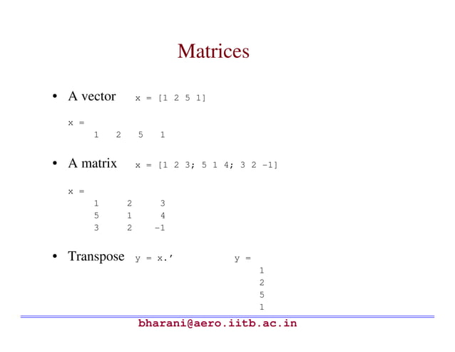 Matlab Solved Problems Ppt 