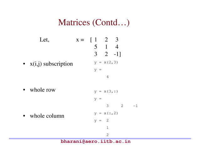 Matlab Solved Problems Ppt