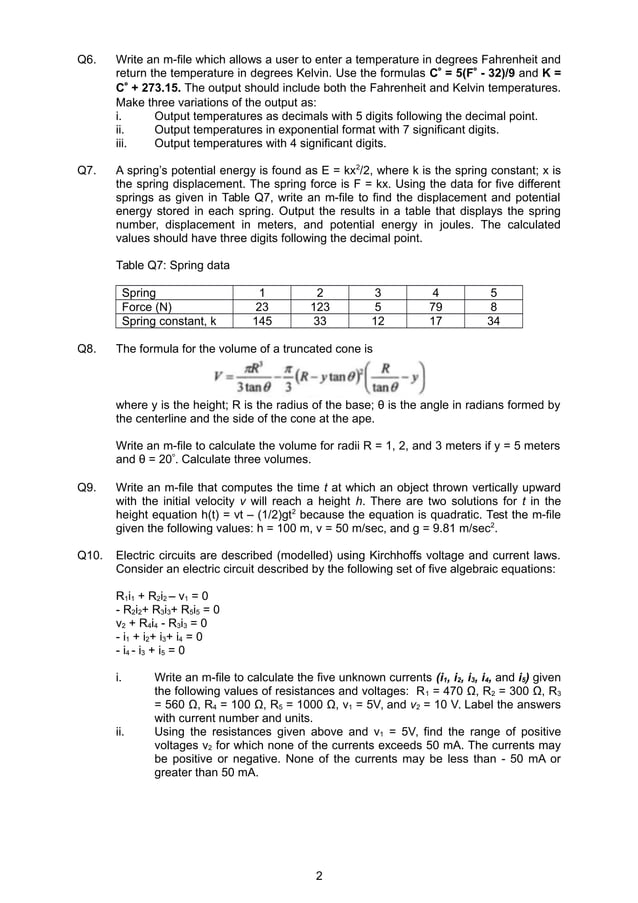 Matlab solved tutorials 2017 june. | PDF