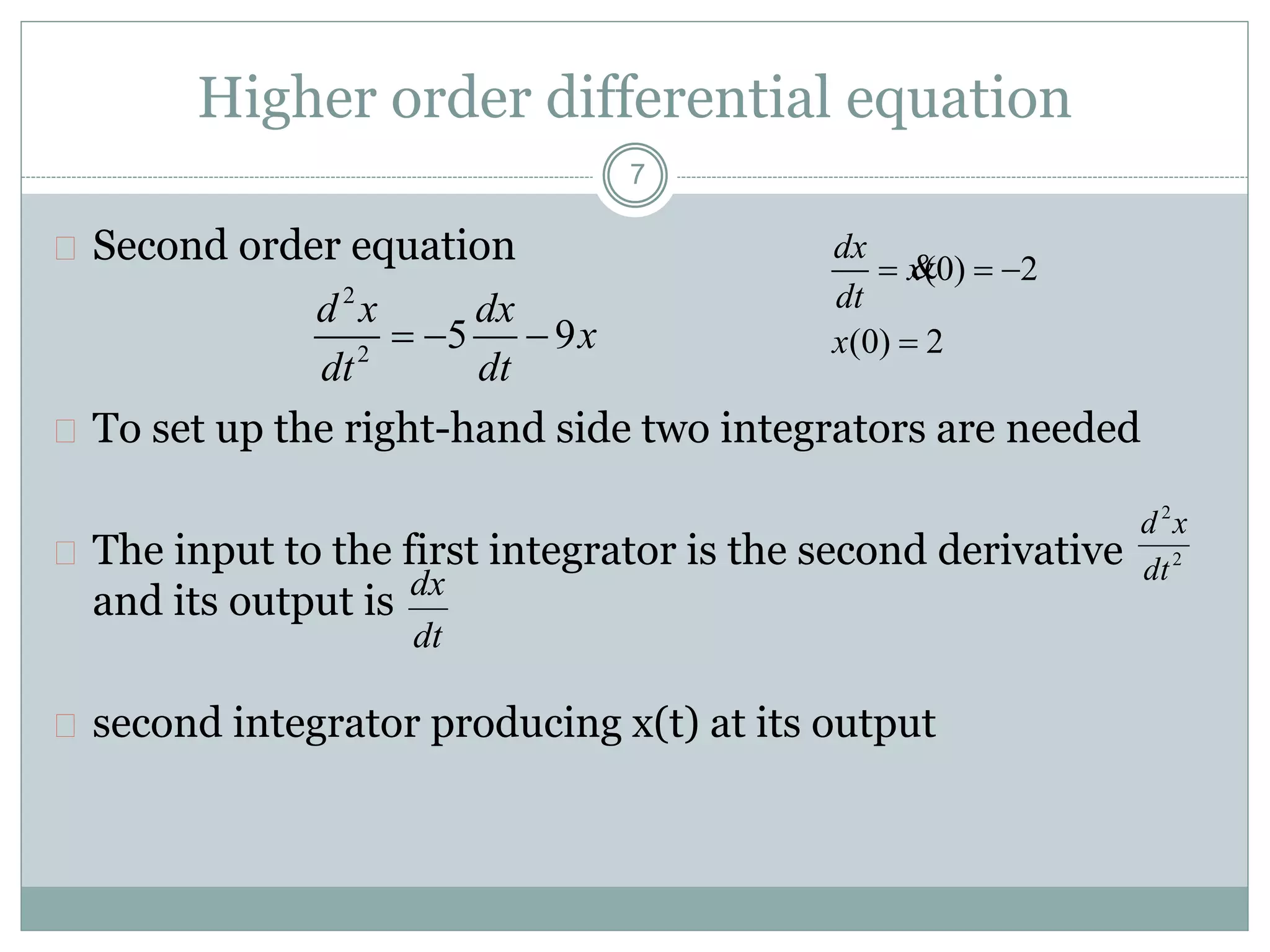 Mat lab solving equations simulink | PPT