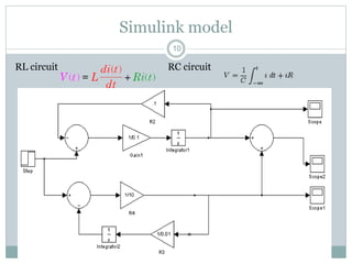 Matlab solving rlc circuit | PPTX