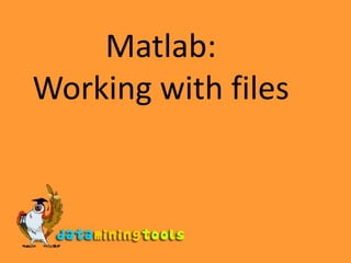 Matlab Text Files | PPT