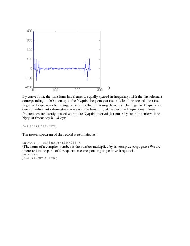 Matlab time series example