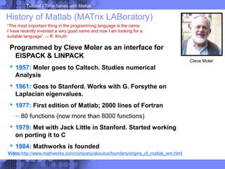 Matlab tme series benni | PPT
