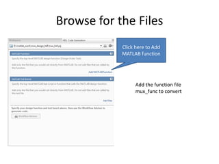 Matlab to vhdl | PDF