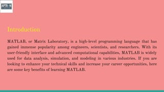 Matlab Training in Gurgaon | PPT