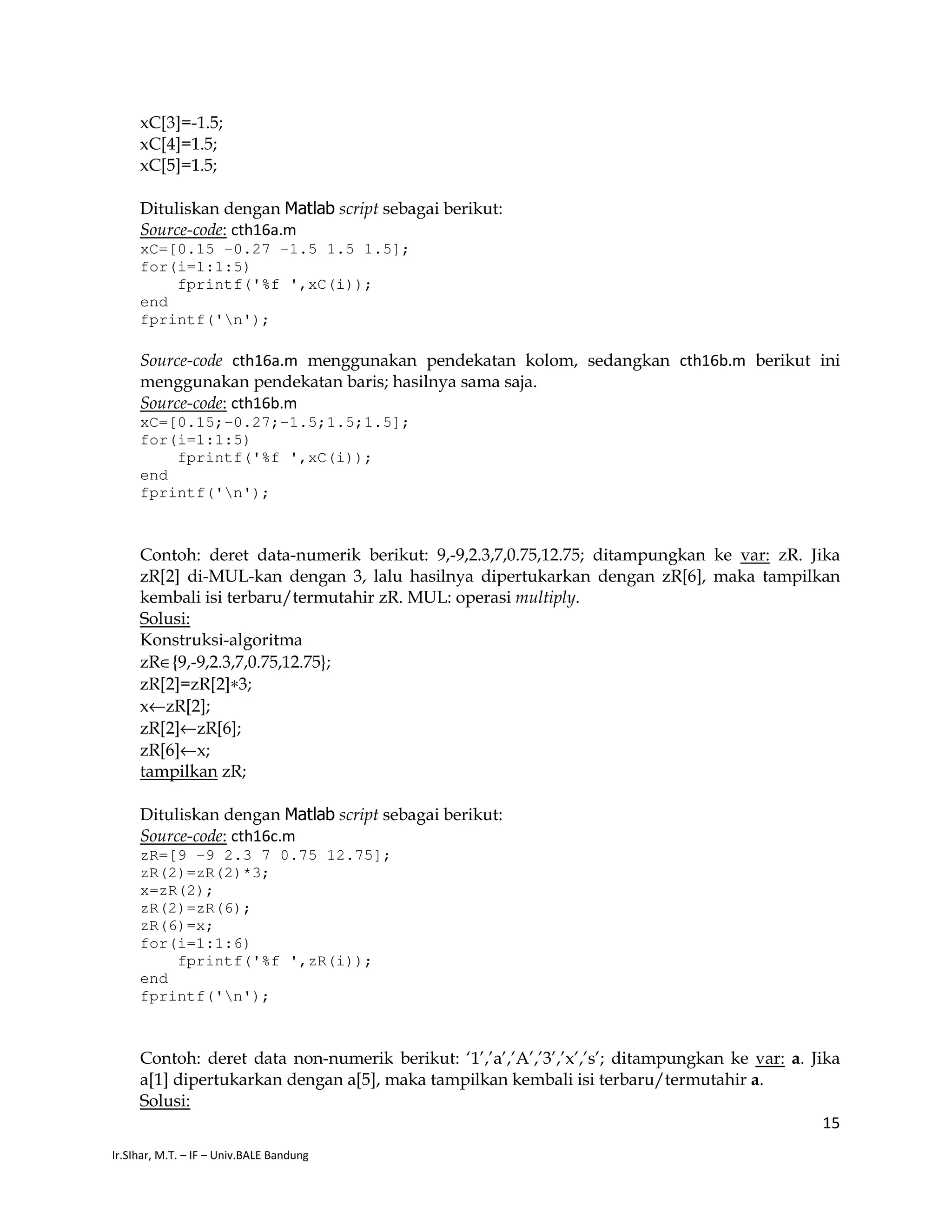 Matlab tutor sns | PDF