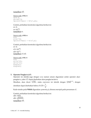 Matlab tutor sns | PDF