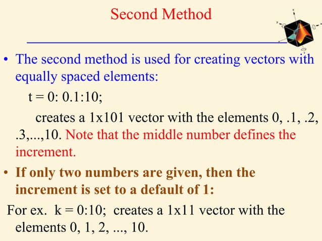 Matlab Tutorial.ppt | Programming Languages | Computing
