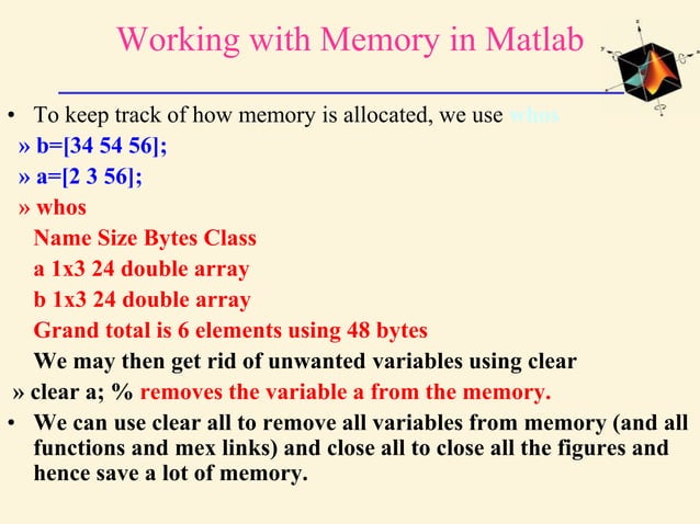 Matlab Tutorial.ppt | Programming Languages | Computing