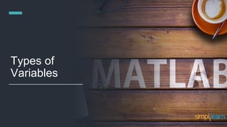 MATLAB Tutorial For Beginners 2023 | PPTX