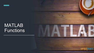 MATLAB Tutorial For Beginners 2023 | PPTX