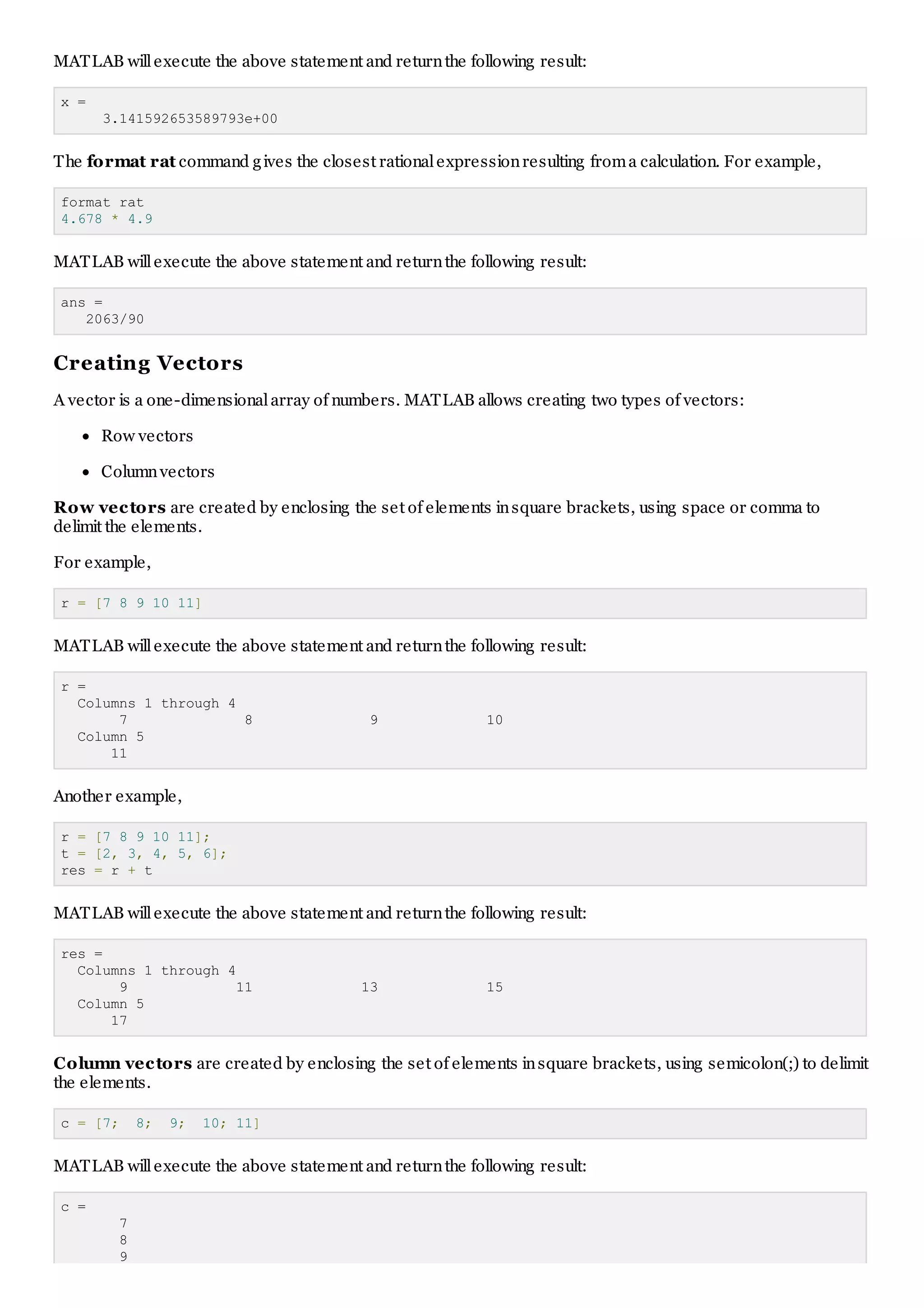 Matlab variables | PDF Matlab variables | PDF