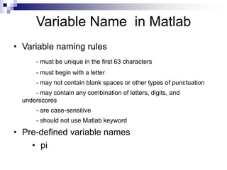 MATLAB & Image Processing | PPTX