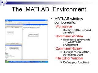 MATLAB & Image Processing | PPTX