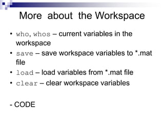 MATLAB & Image Processing | PPTX