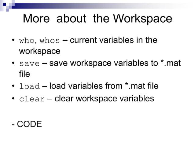 MATLAB & Image Processing | PPTX