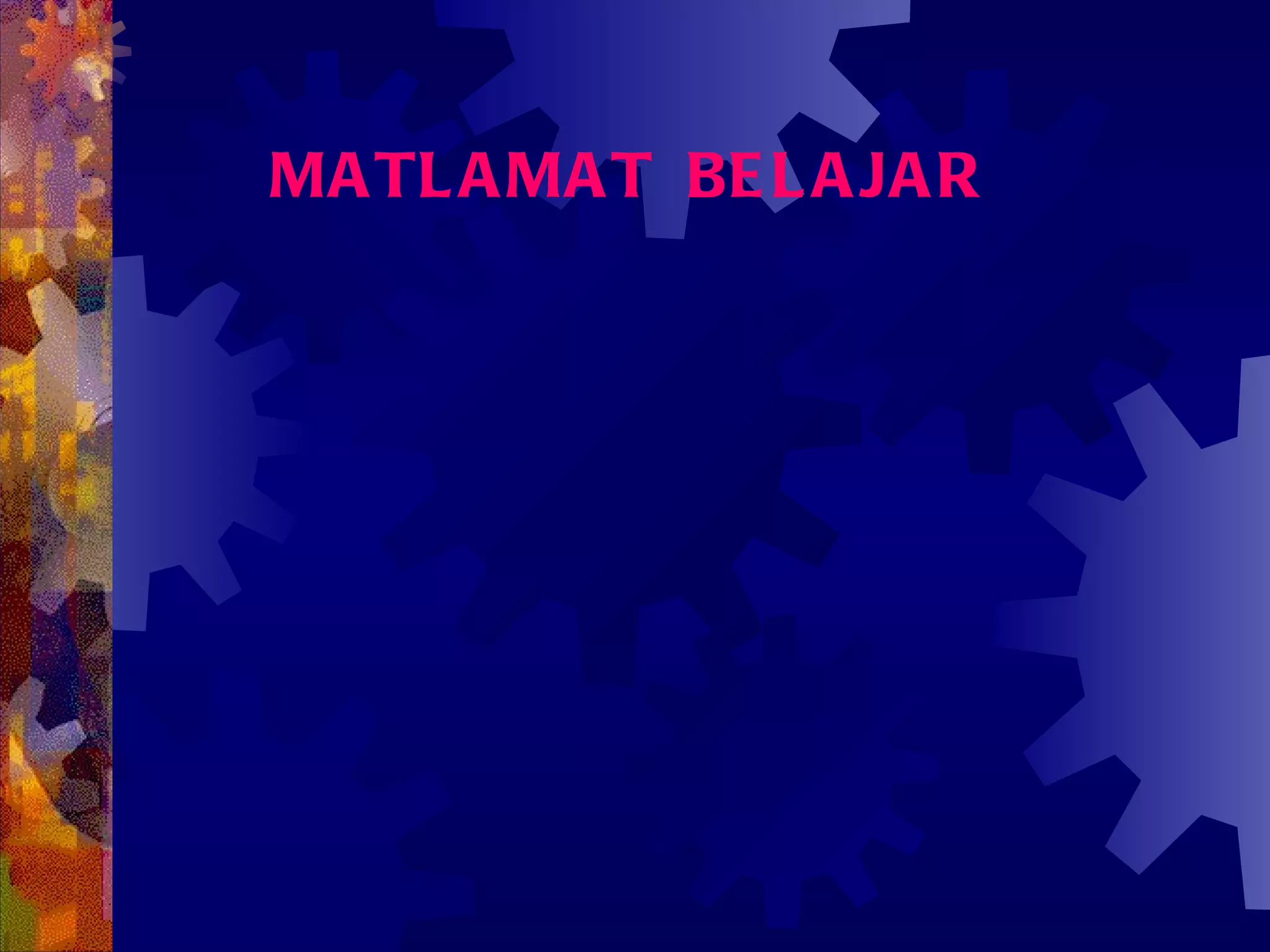 Matlamat belajar berkesan | PPT