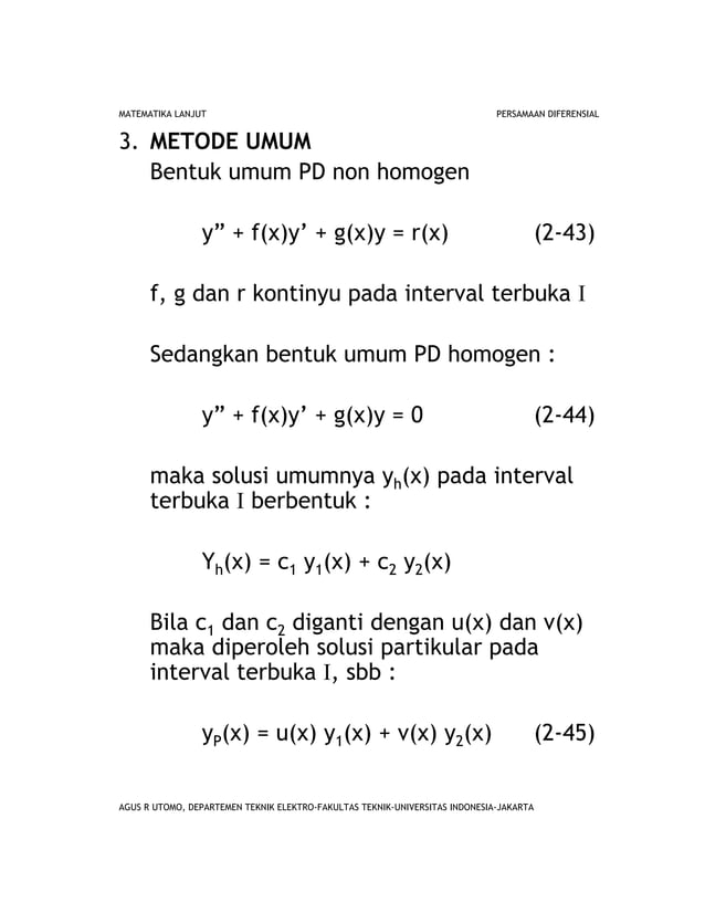 Matlan 05 pd-non-homogen | PDF