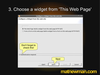 Mat Newman IBM Connections Widget | PPT
