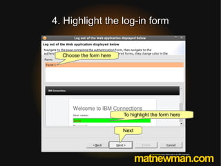 Mat Newman IBM Connections Widget | PPT