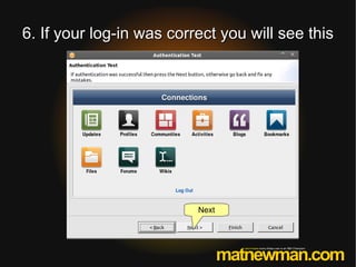 Mat Newman IBM Connections Widget | PPT