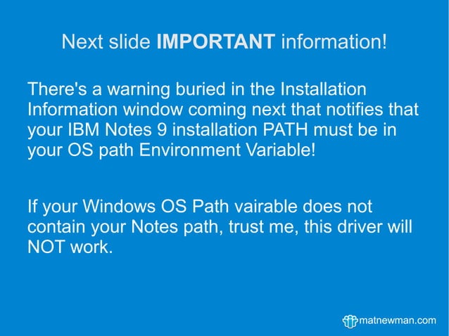 Using the new IBM ODBC Driver for Notes/Domino 9.0 | PPT