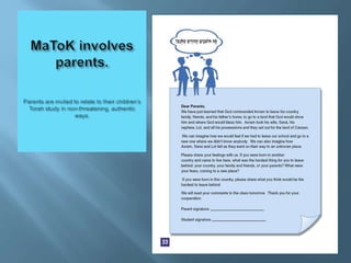 MaToK Bible Curriculum Overview | PPTX