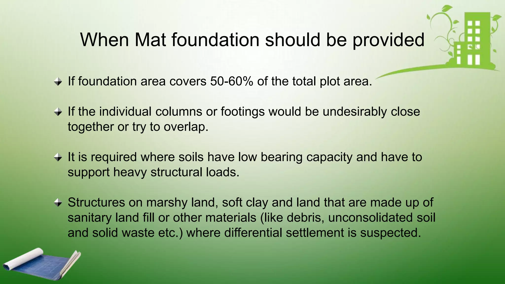 Mat or Raft Foundation, AUST O29+30 Sec-C | PPTX