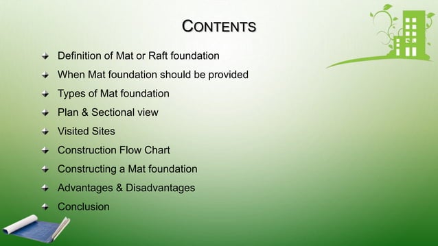 Mat or Raft Foundation, AUST O29+30 Sec-C | PPTX | Geology | Science