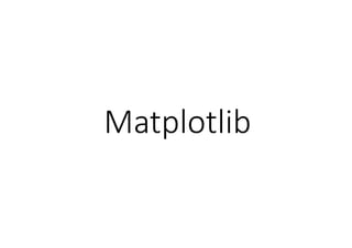 matplotlib fully explained in detail with examples | PDF
