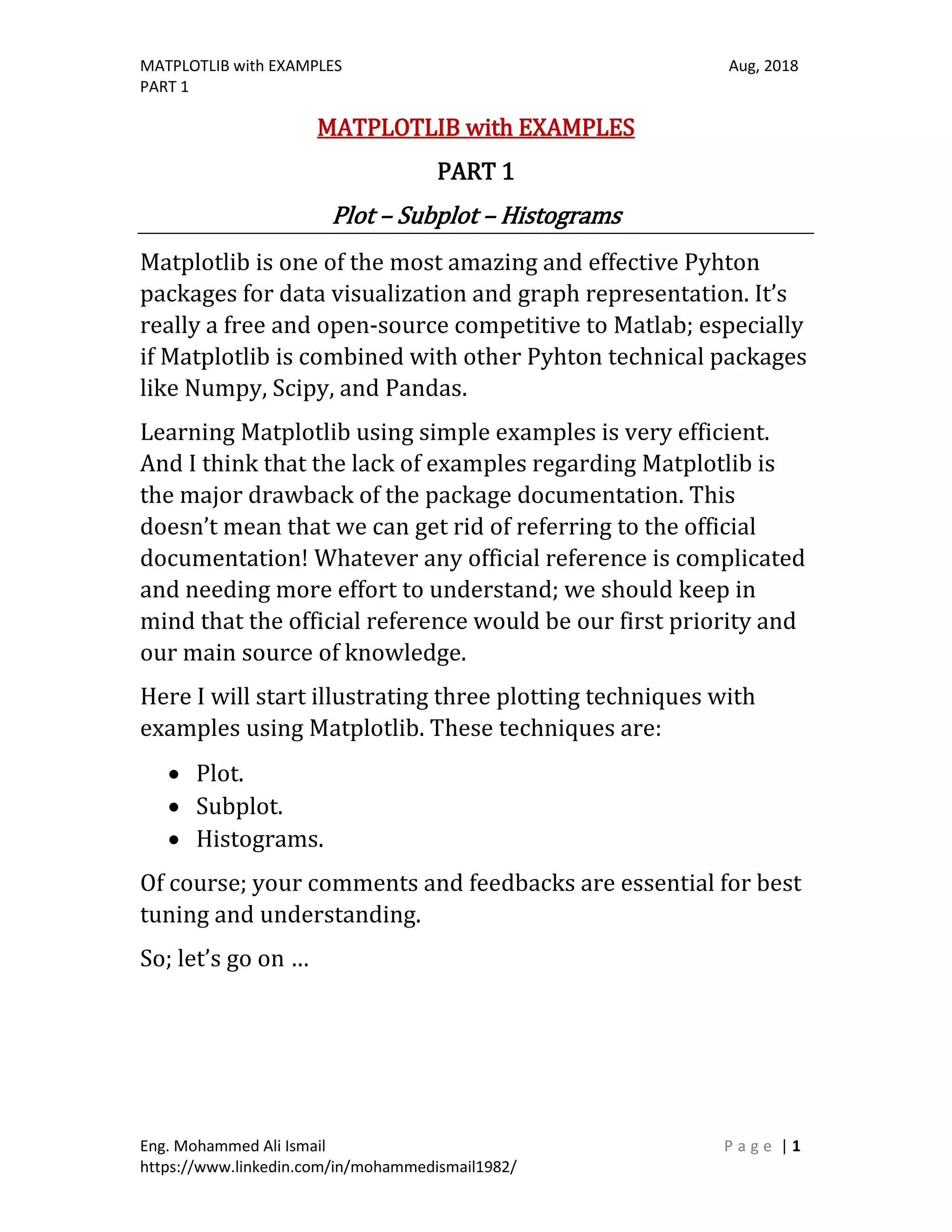 Simplifying Matplotlib By Examples Pdf 9034