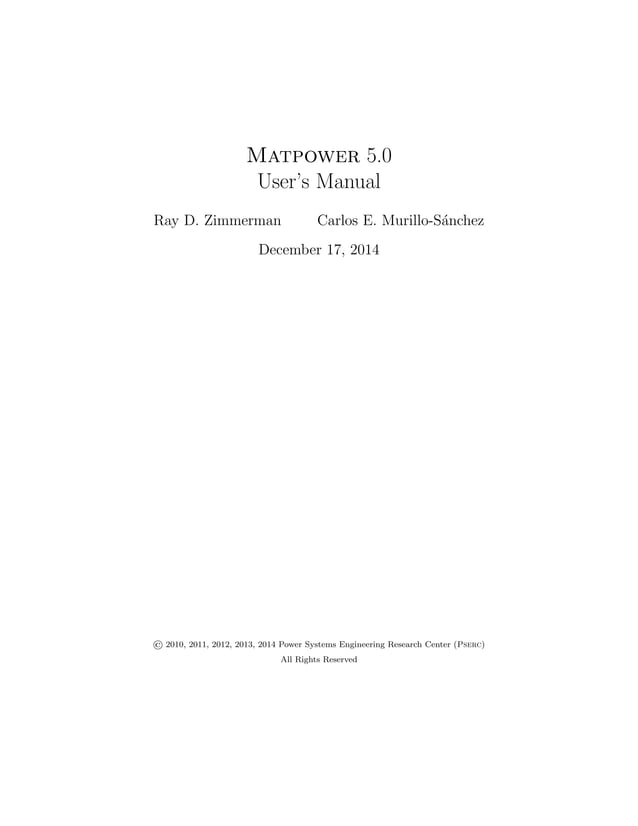 Mat power manual | PDF