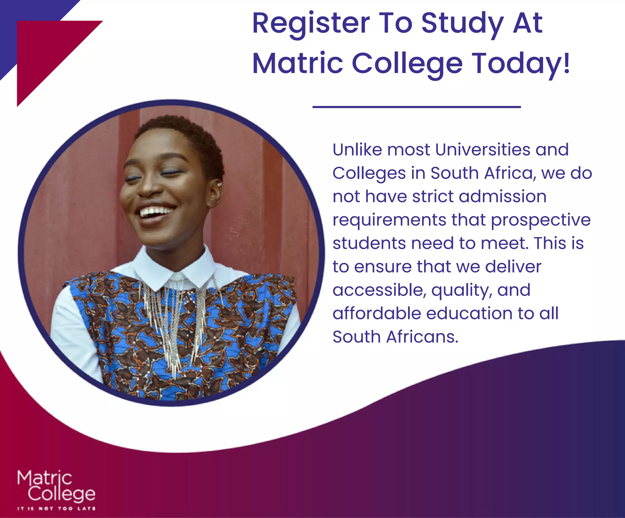 Matric College Entry Requirements | PDF