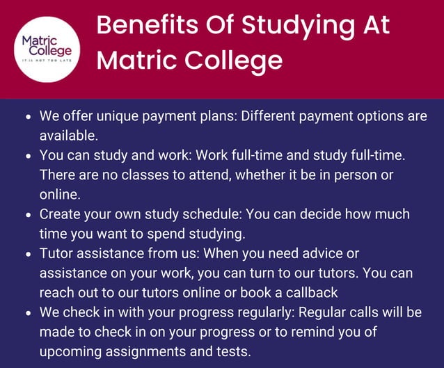 Matric Courses | PPT