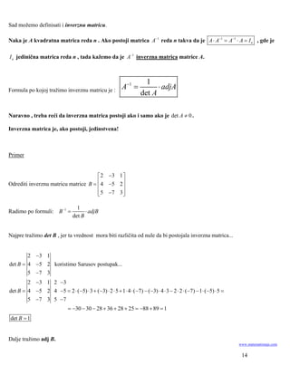 Matrice | PDF