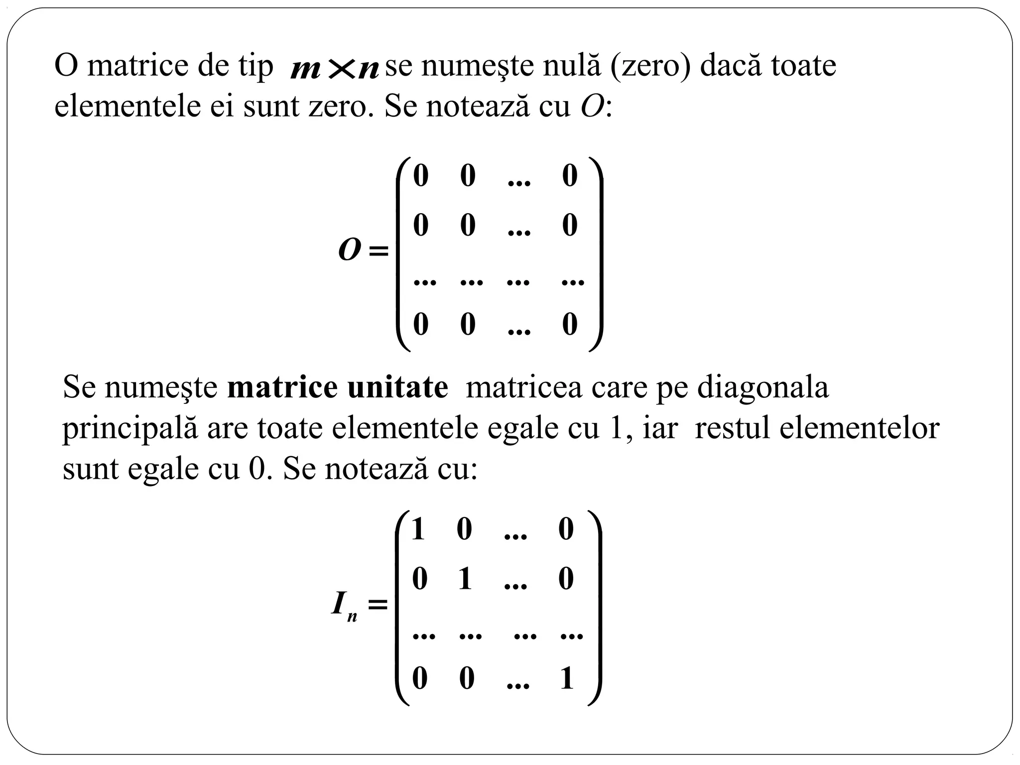 Matrice | PPT