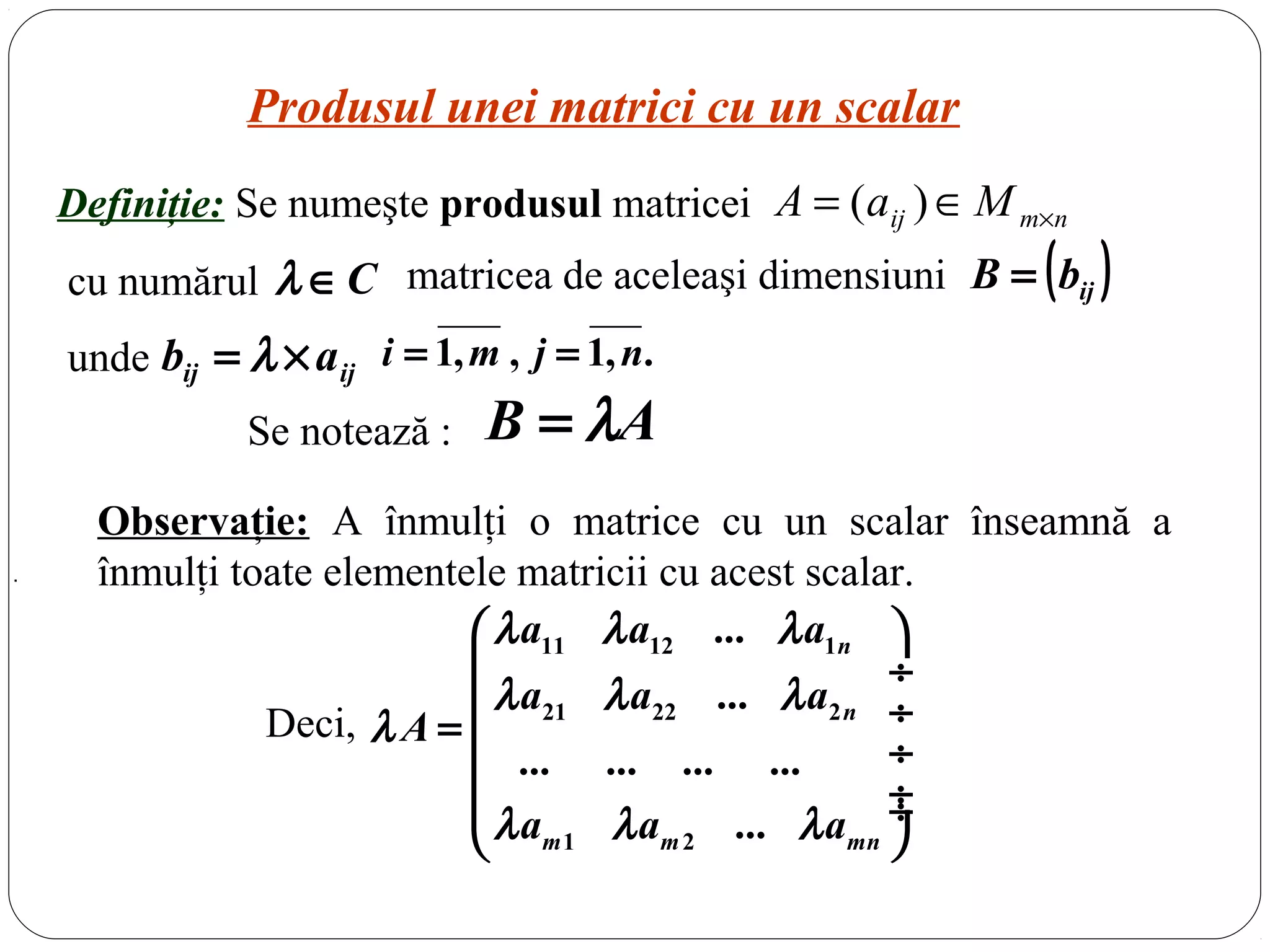 Matrice | PPT