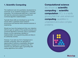 Quant Developer Career Entry Guide | Matrice.co.uk