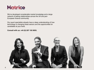 Quant Developer Career Entry Guide | Matrice.co.uk